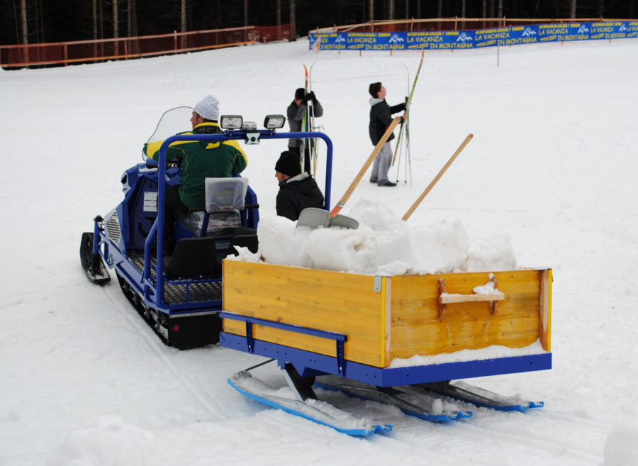 Transalp towing sled - Alpina Snowmobiles